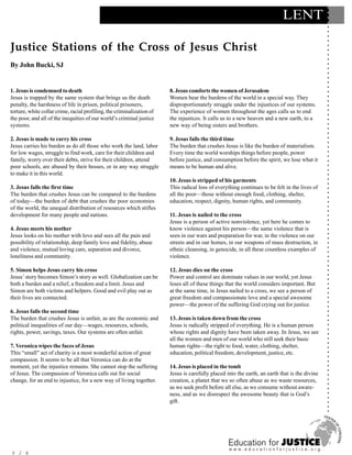 Justice Stations of the Cross | PDF