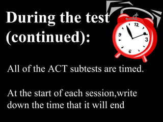 Act test taking | PPT