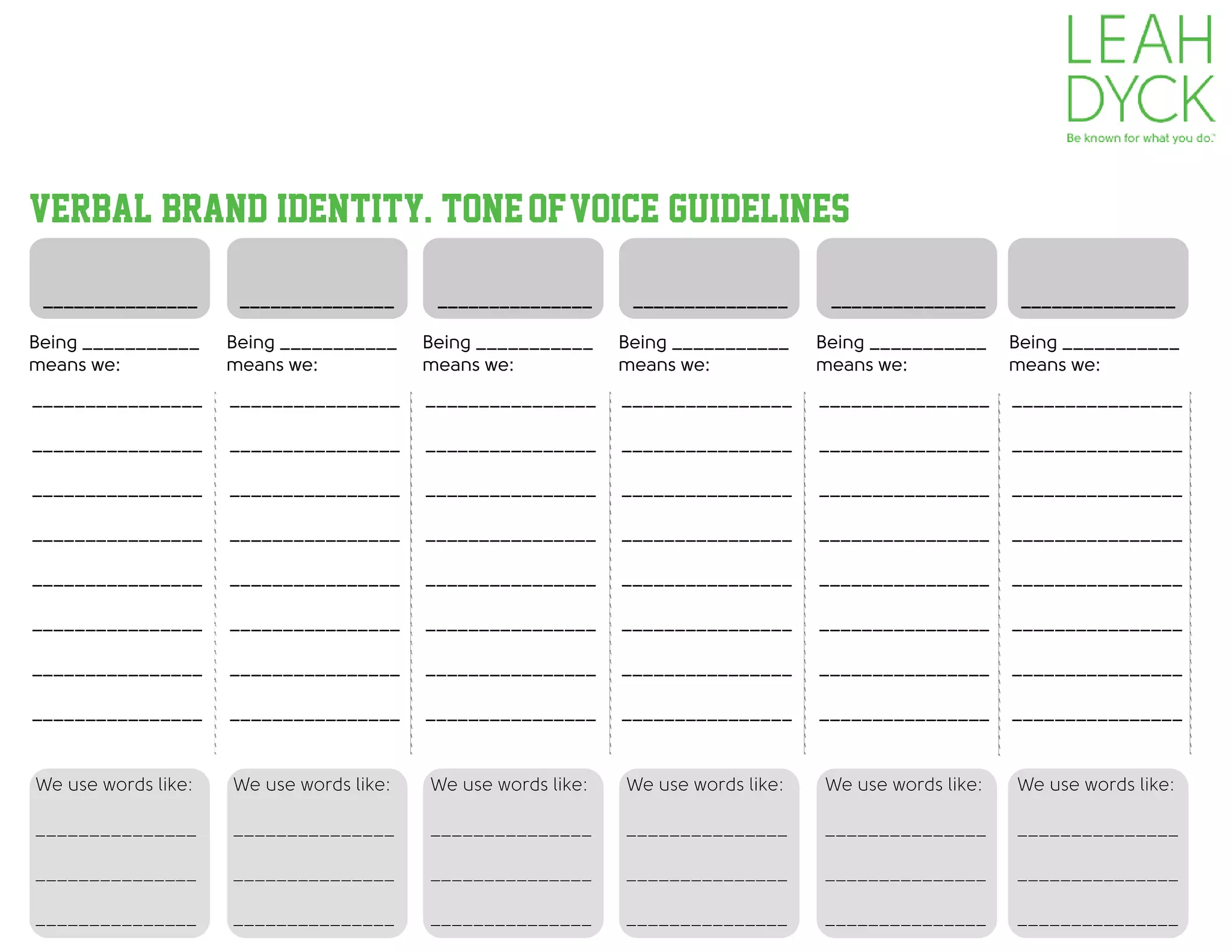 Activity Three: Verbal Brand Identity Creation | PDF