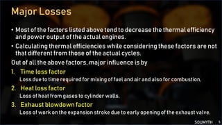 Actual cycles of IC engines | PDF