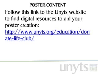 Donate Life Poster Contest | PPTX