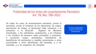 Webinar Actualización Marco Reglamentario Ley 108-05 Reglamento General ...