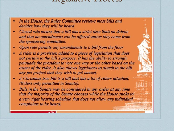 Actually Getting A Bill Passed