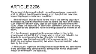 Actual or compensatory damages | PPTX