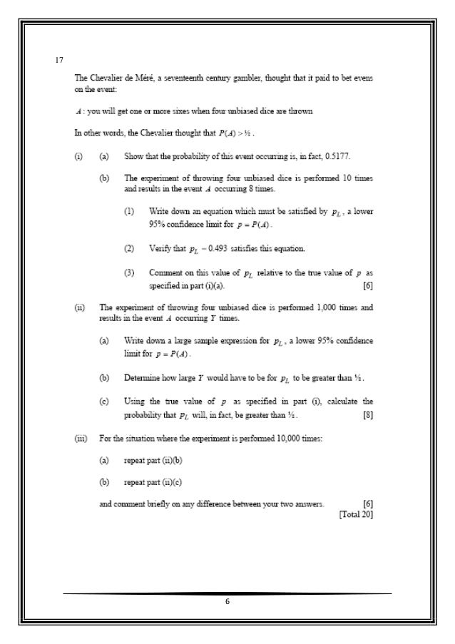 Actuarial Science Mock Test By Sourav Sir's Classes || Probability ...