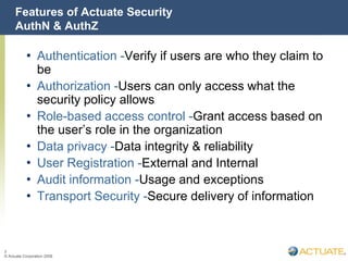 Enterprise Security & SSO | PPT