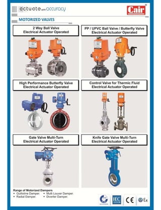 Actuator catalog Cair Electric valve Actuator & motorized valve ...