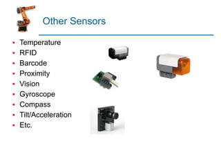 Types of Actuators and Sensors in Robotics | PDF