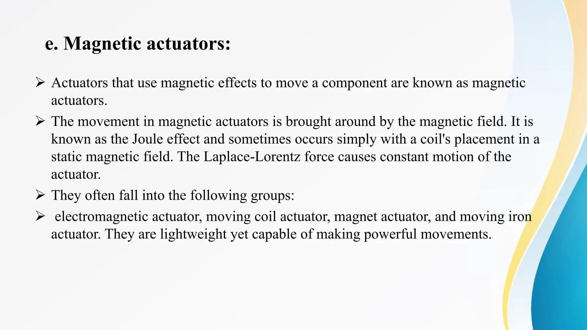 Different Types Of Actuators In Iot Pdf