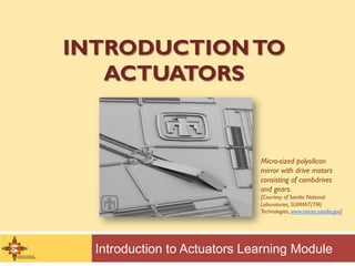 Introduction to Actuators | PPT