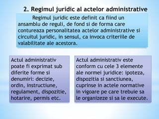 Actul administrativ | PPTX