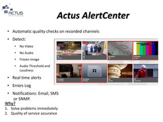Actus Digital - Broadcast Compliance Monitoring | PDF