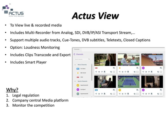 Actus Digital - Broadcast Compliance Monitoring | PDF