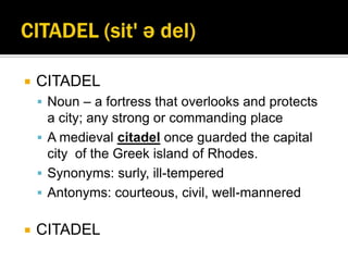 SAT/ACT vocab unit1_level_c | PPTX