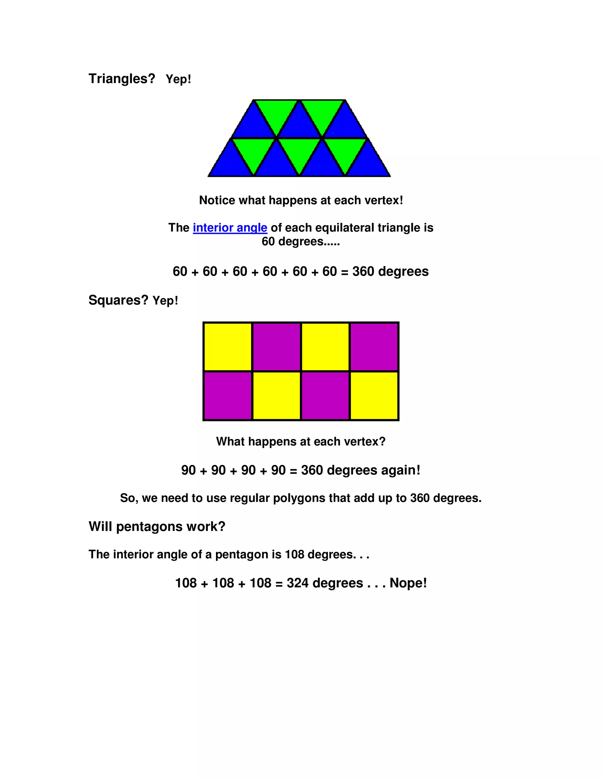Actv regular tessellations | PDF