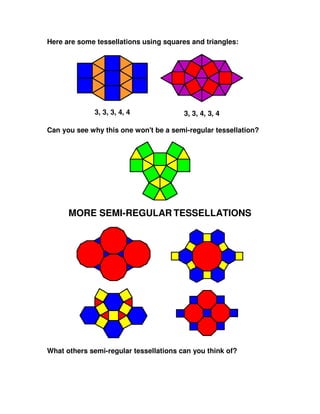 Actv regular tessellations | PDF