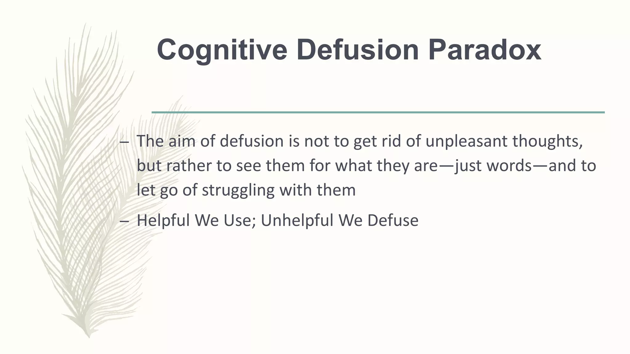 Acceptance & Commitment Therapy | PPTX