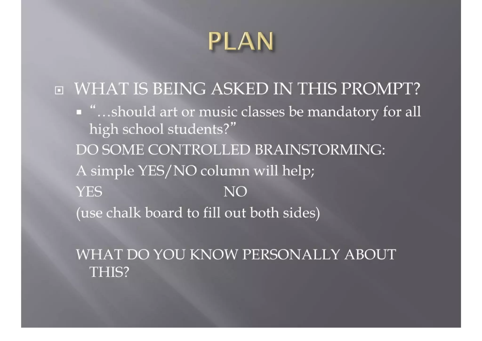 ACT Writing Prompts | PDF