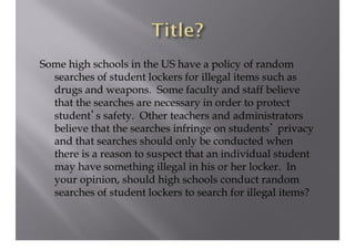 ACT Writing Prompts | PDF
