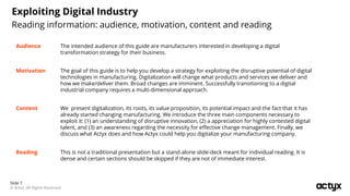 Actyx. Exploiting Digital Industry | PPT