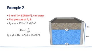 Fluid Mechanics Course - Civil Engineering -Lec 03 | PPTX