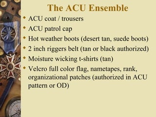 Acu presentation | PPT