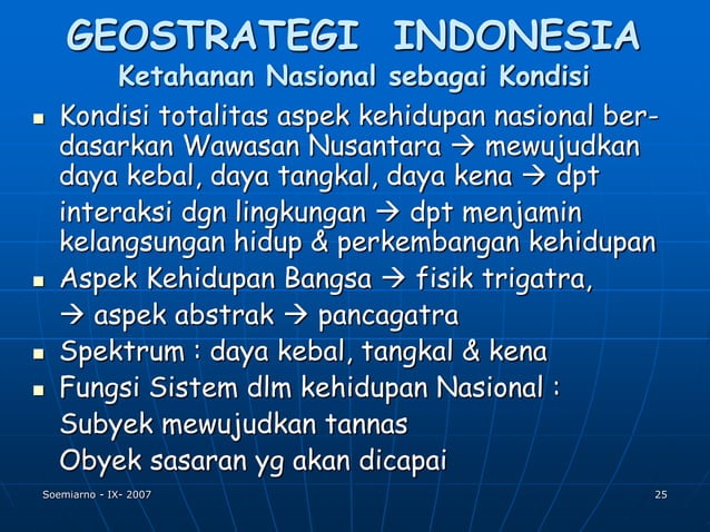 Geostrategi Indonesia | PPT