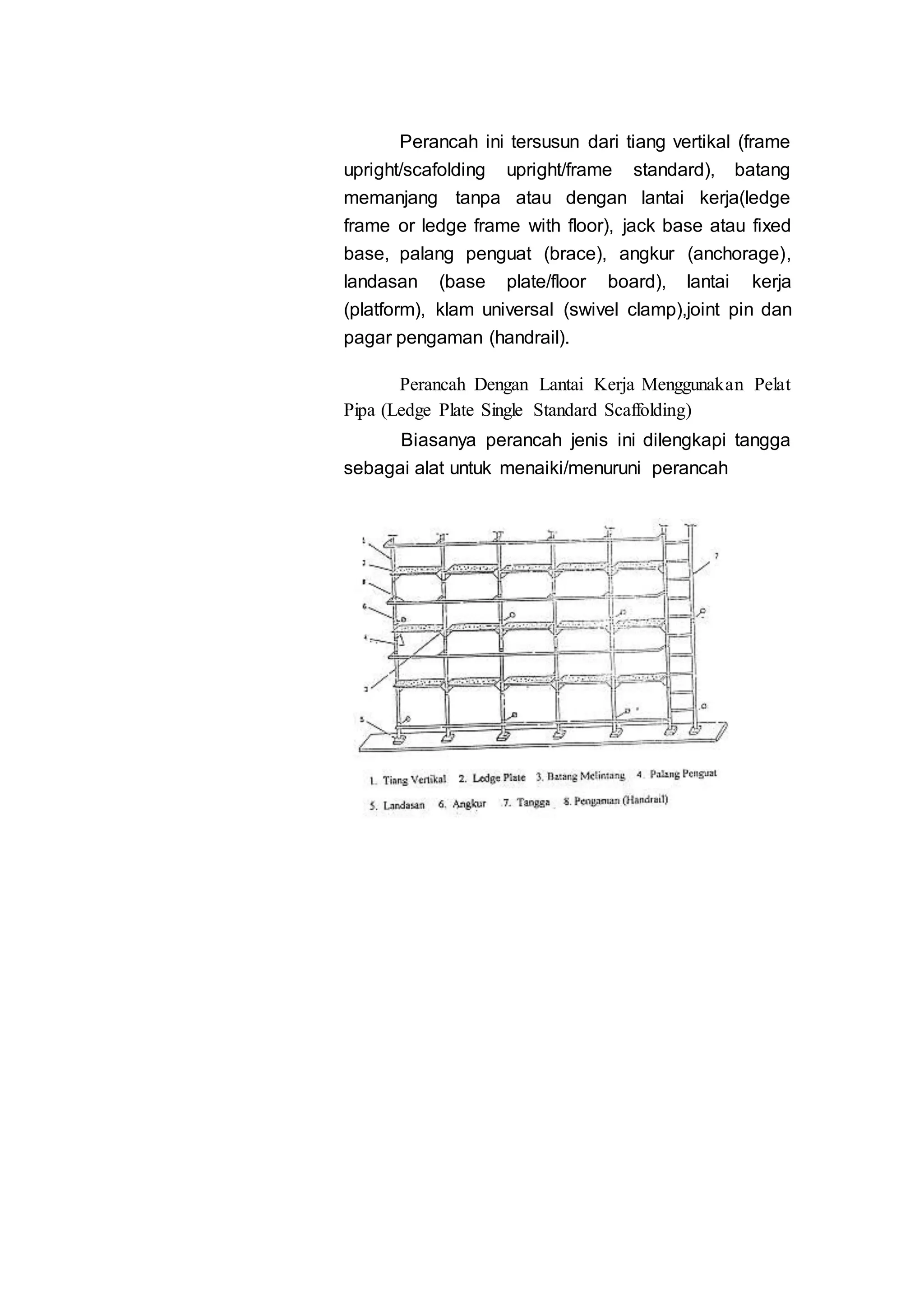 laporan praktek acuan perancah | DOCX