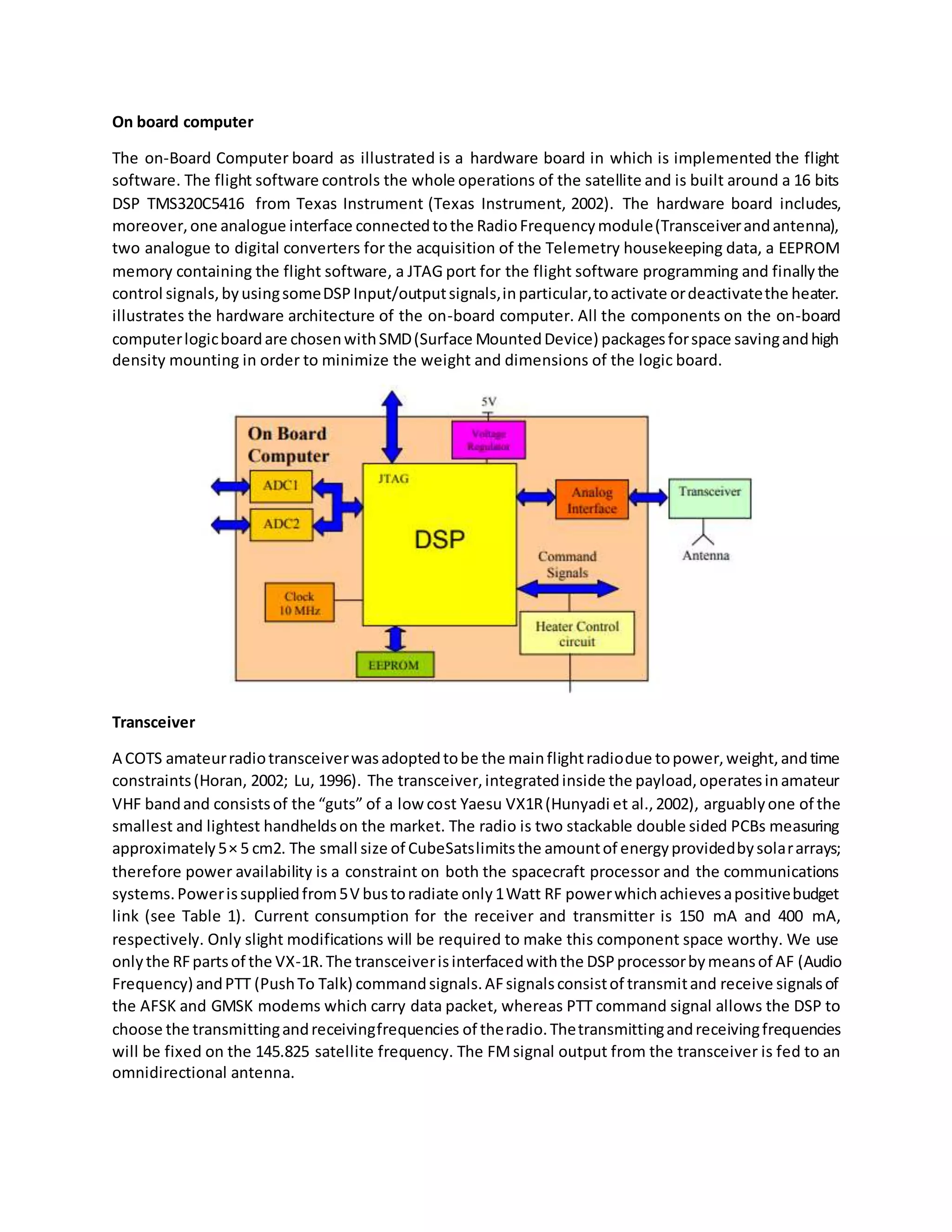 A cube sat communication design for In-Space Assembly | DOCX