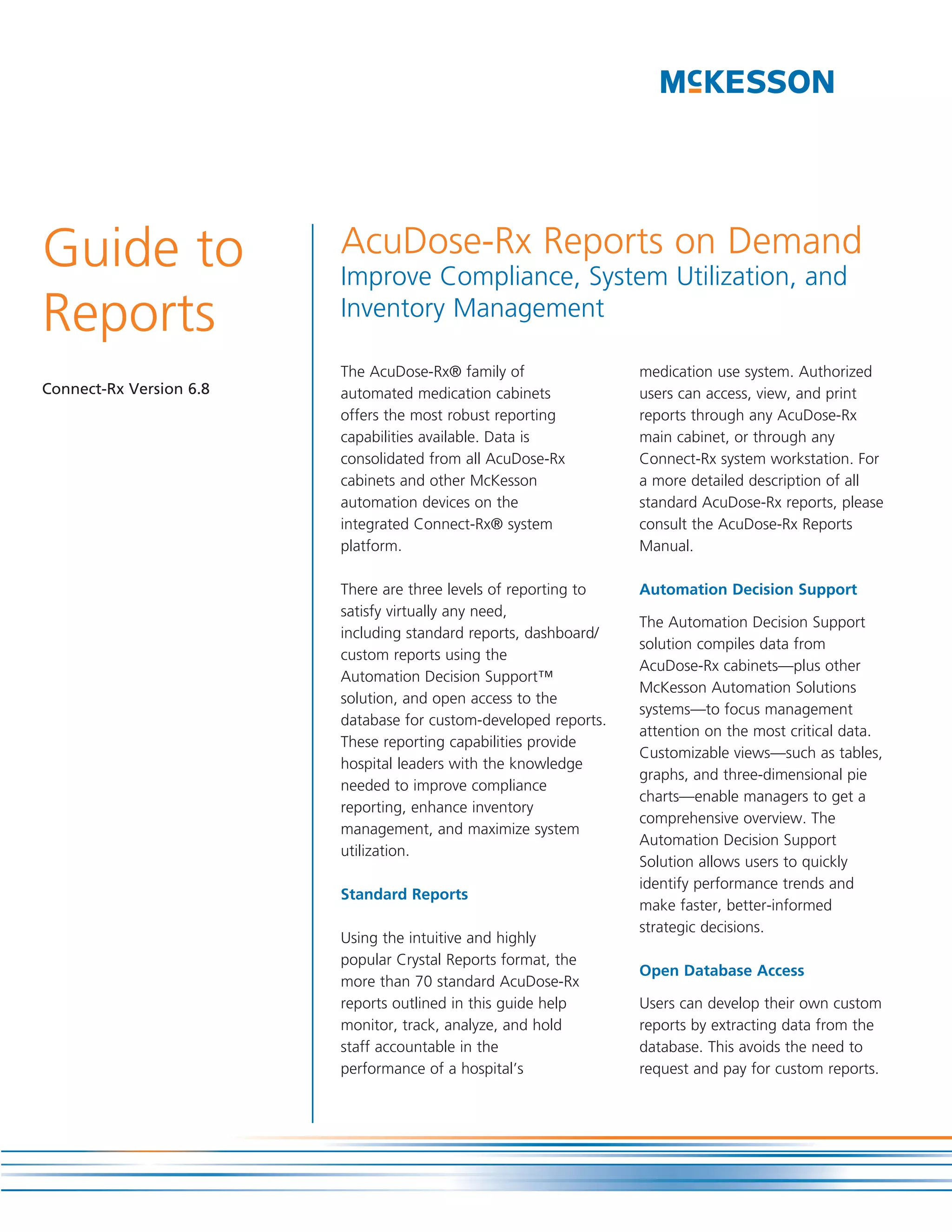 AcuDose-Rx helps improve Compliance and system Utilization in aa ...
