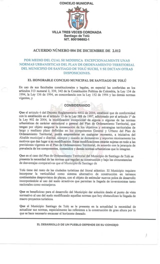 Acuerdo 004 de 2012 Modificatorio Normas Urbaisticas POT.pdf