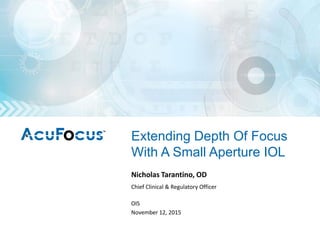 Acufocus | PDF