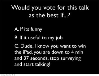 Gauntlt: Go Ahead, Be Mean to your Code | PPT