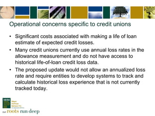 Presentation Slides: Allowance for Loan Losses - Proposed Current ...