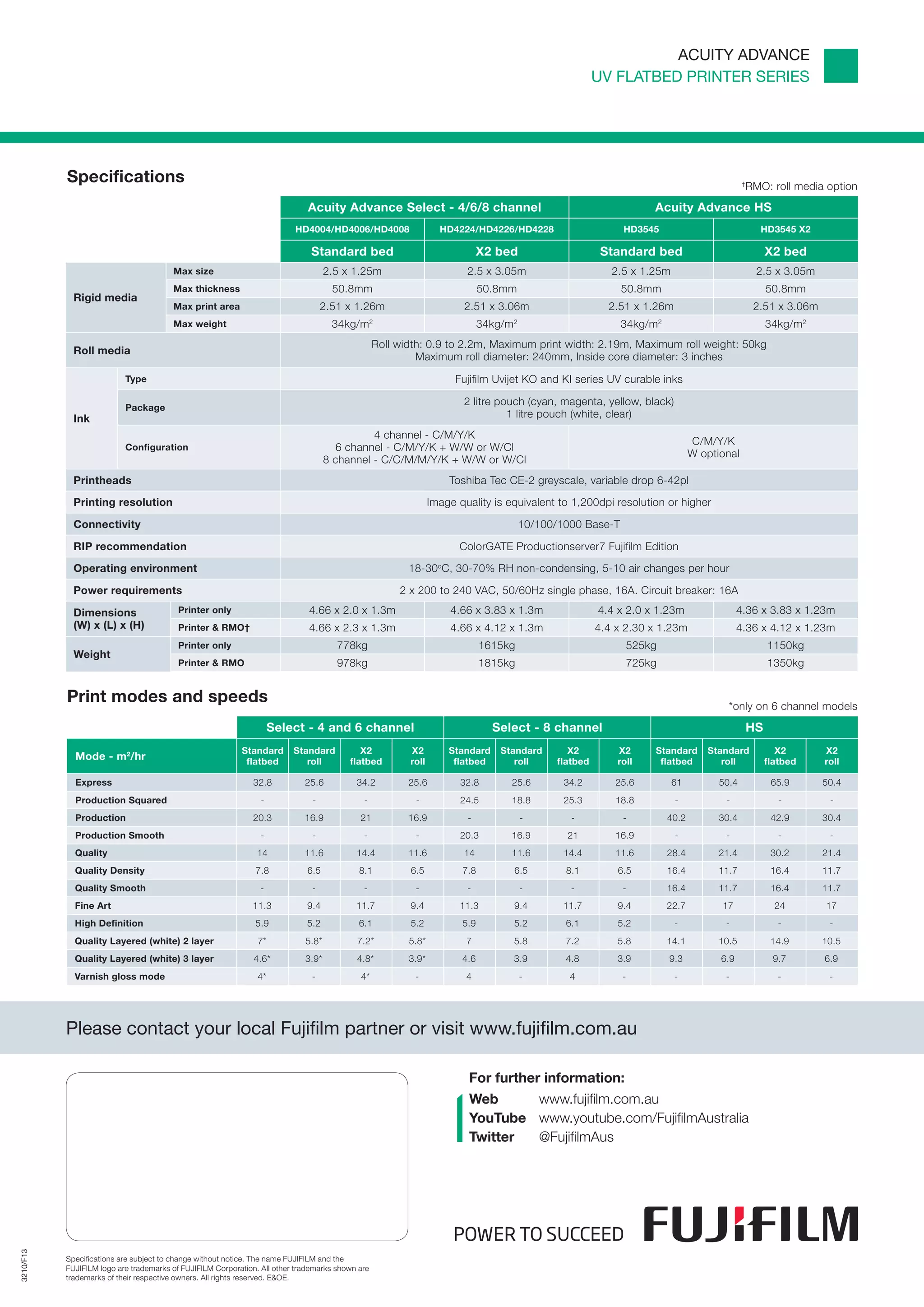 FUJIFILM Acuity Advance series brochure | PDF