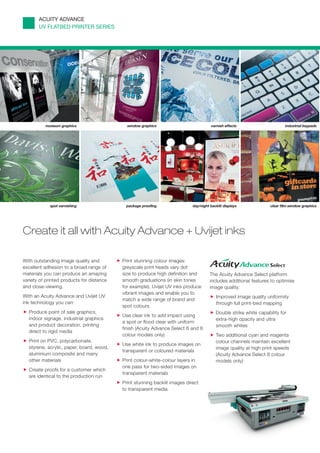 FUJIFILM Acuity Advance series brochure | PDF