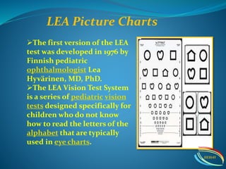 Vision charts/Eye Charts/Acuity charts | PPTX