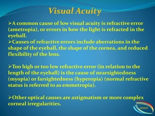 Vision charts/Eye Charts/Acuity charts | PPTX