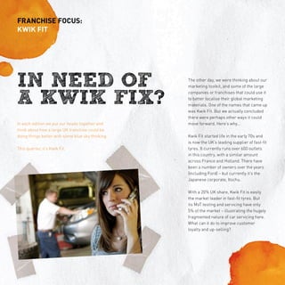 Frontline Thinking. Insight publication for automotive marketeers | PDF