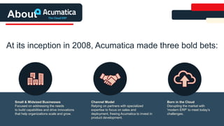 Acumatica - ERP for Manufacturing slides | PPTX | Cloud Computing ...