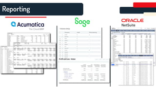 Acumatica vs. Sage Intacct vs. NetSuite slides | PDF