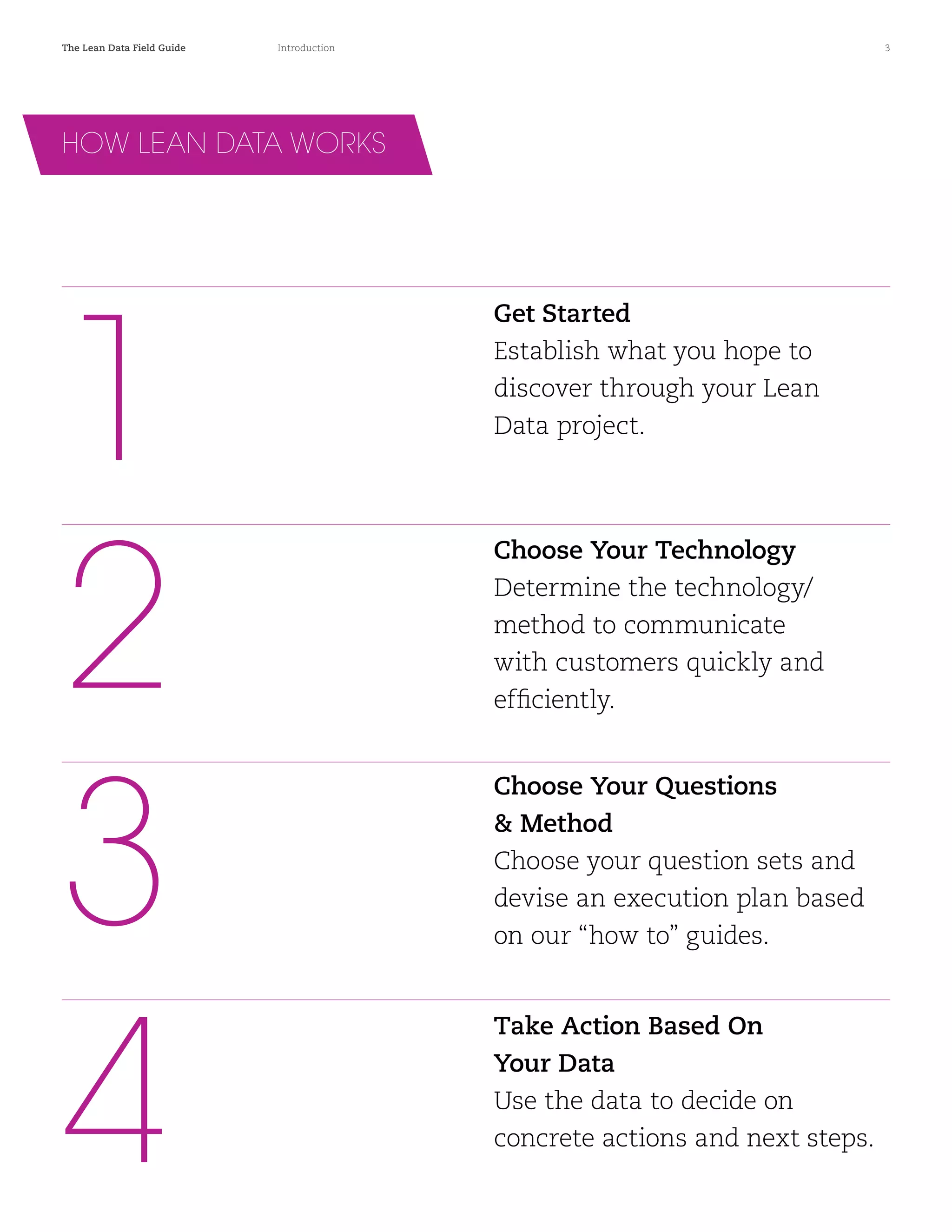 The Lean Data Field Guide by Acumen | PDF | Business | Business and Finance