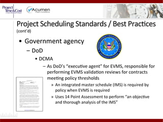 Meeting Project Schedule Compliance Standards | PDF