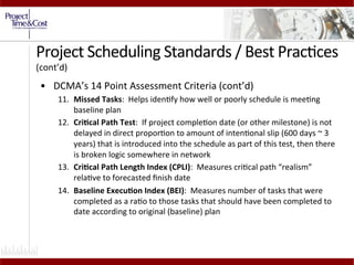 Meeting Project Schedule Compliance Standards | PDF