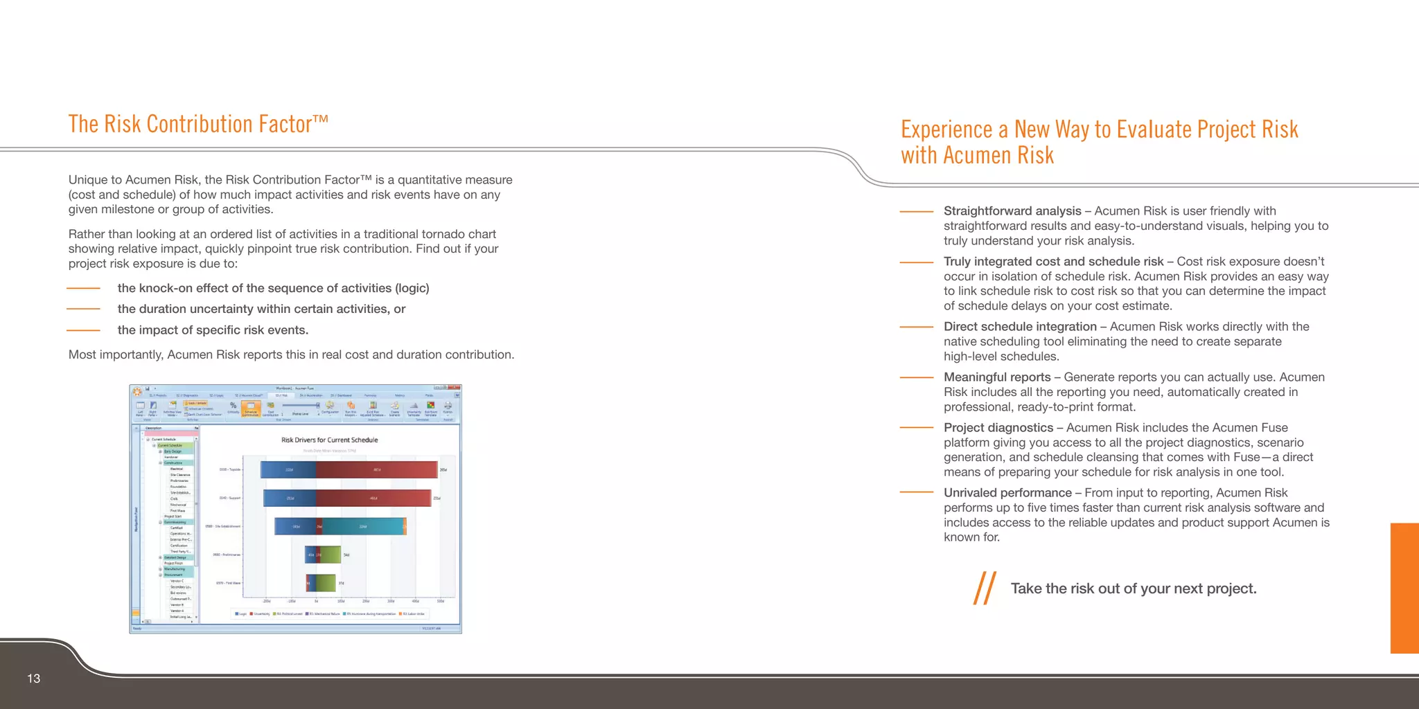 Acumen Risk: Brochure | PDF