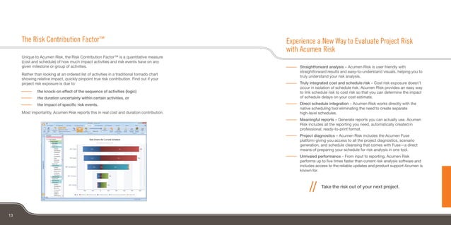 Acumen Risk: Brochure | PPT