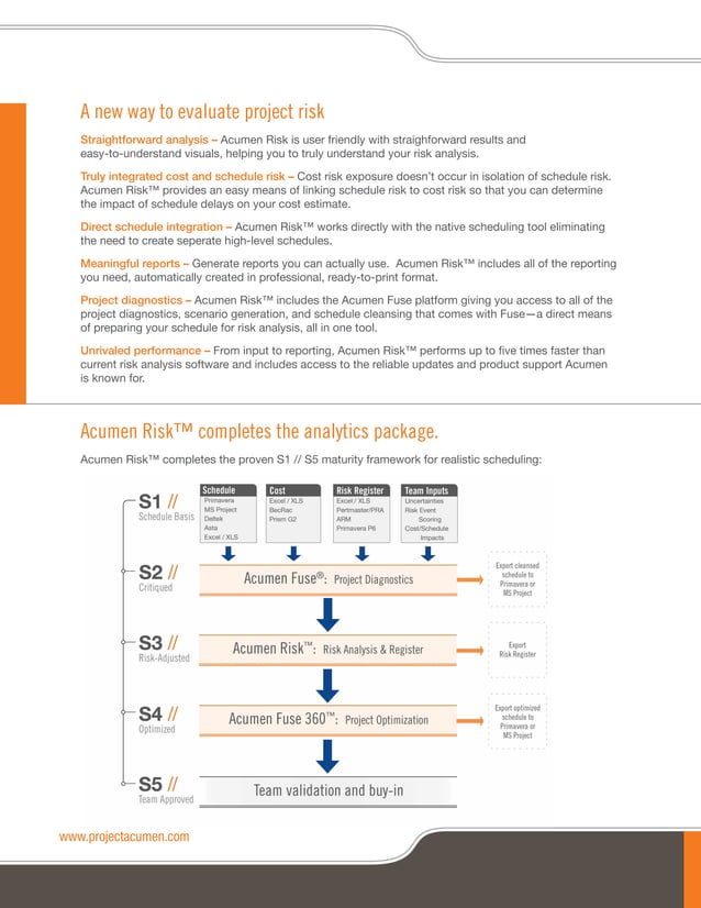 Acumen Risk: Data Sheet | PDF