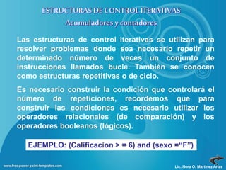 Acumuladores y Contadores | PPTX