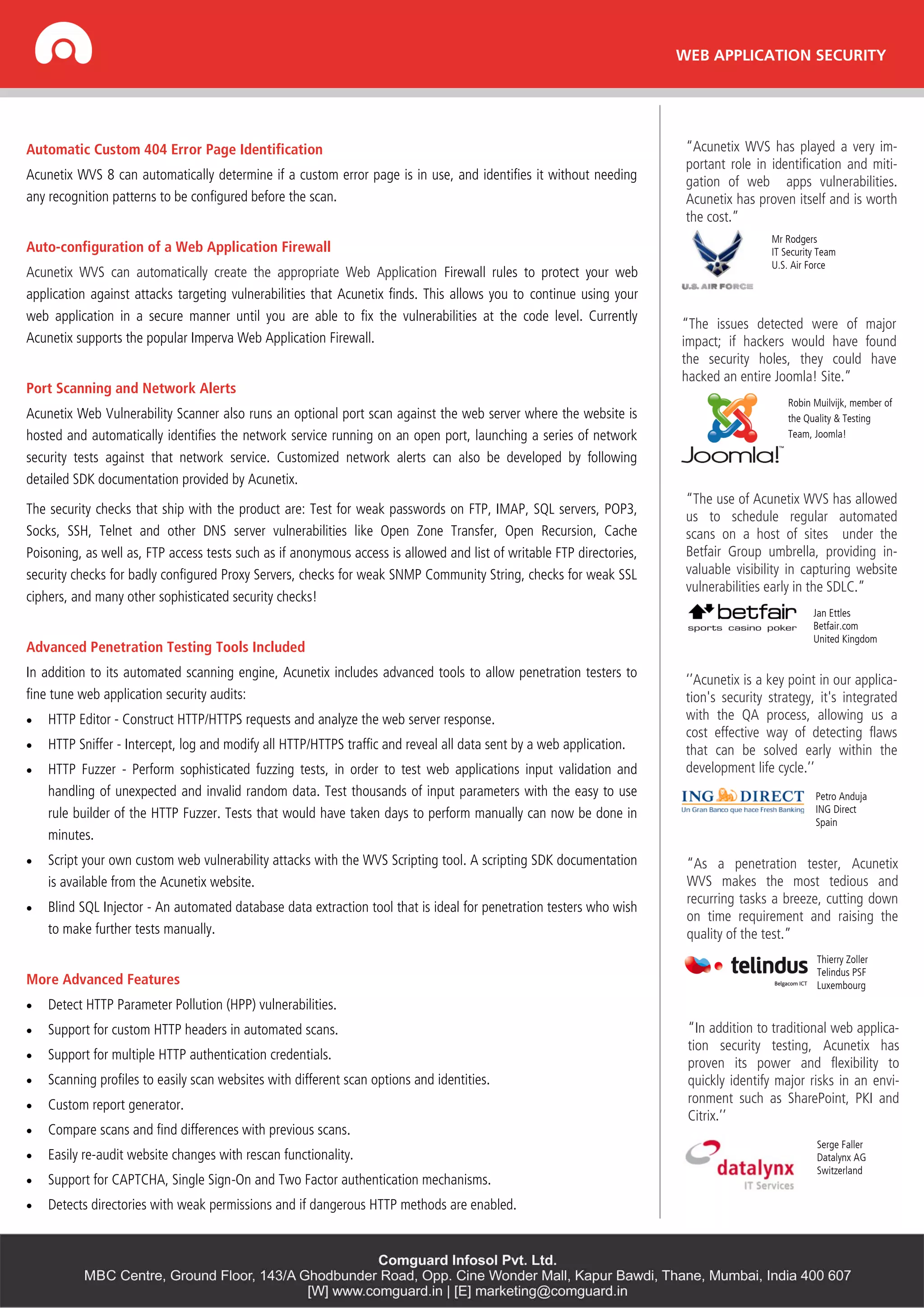 Acunetix Web Vulnerability Scanner Pdf Web Development Internet