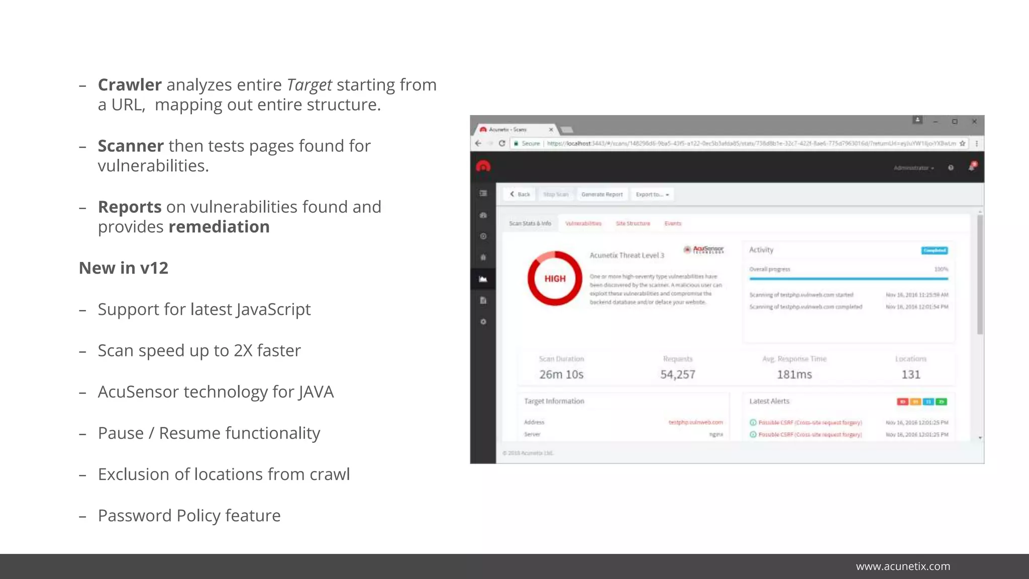 #Acunetix #product #presentation | PPTX | Internet | Computing